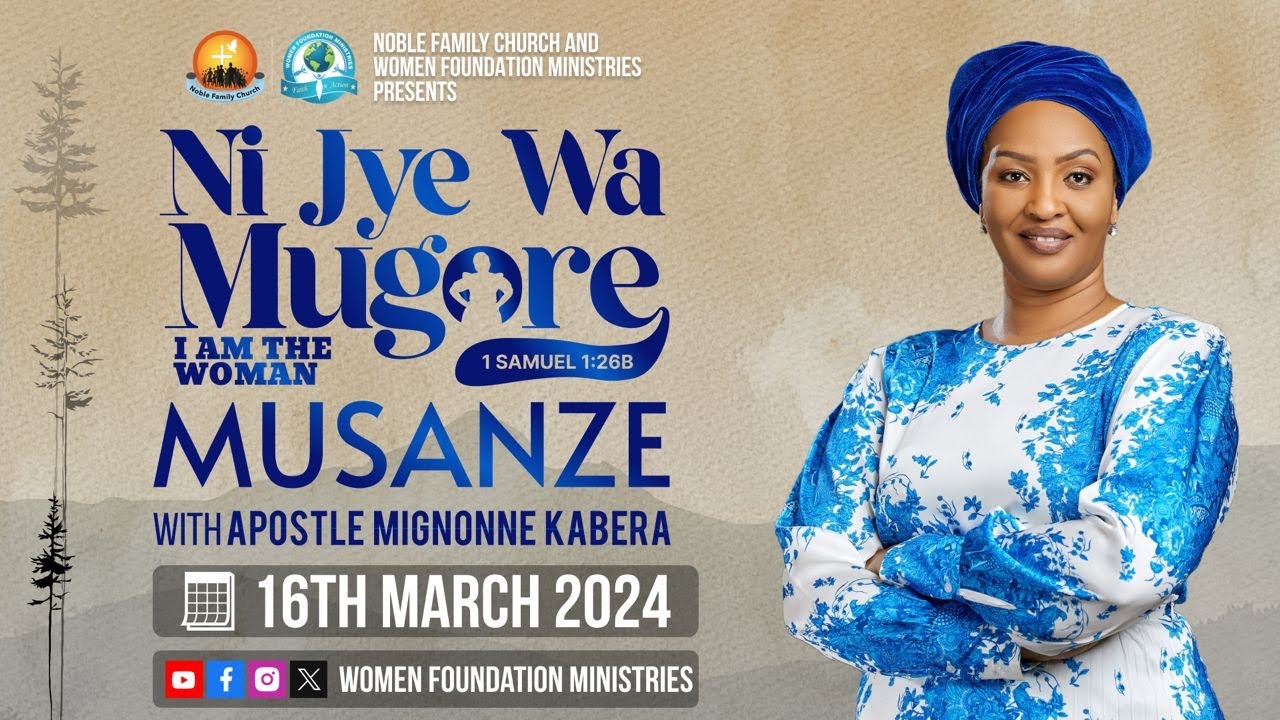 Ni Jye wa Mugore - Musanze. 1 Sam 1:26b - Apostle Mignonne Kabera - YouTube