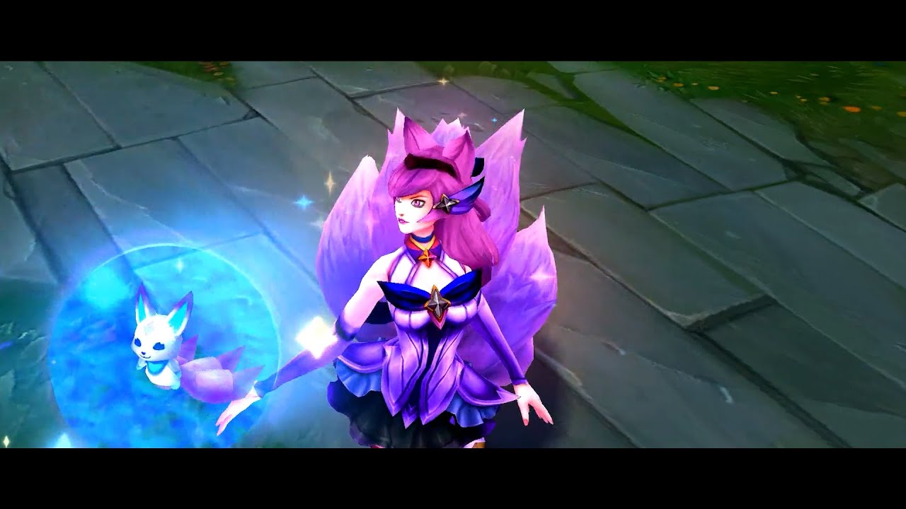 Star Guardian Ahri corrupted custom chroma preview - YouTube