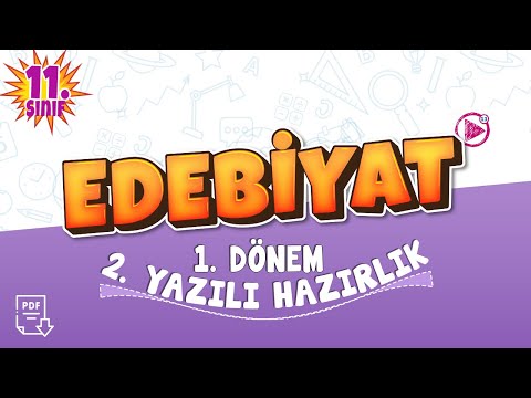 11. Sınıf Türk Dili ve Edebiyatı 1. Dönem 2. Yazılı Çalışması
