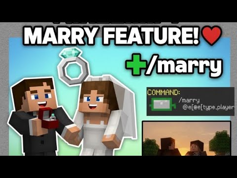 How to Add Marry Feature In Minecraft 😱 !! #minecraft #youtube - YouTube