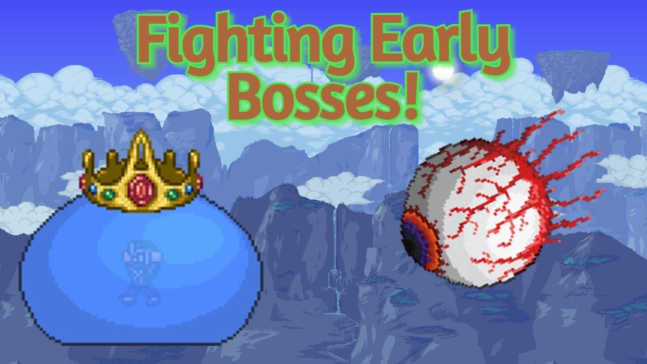 Getting More Hearts And Fighting Bosses! | Terraria - YouTube