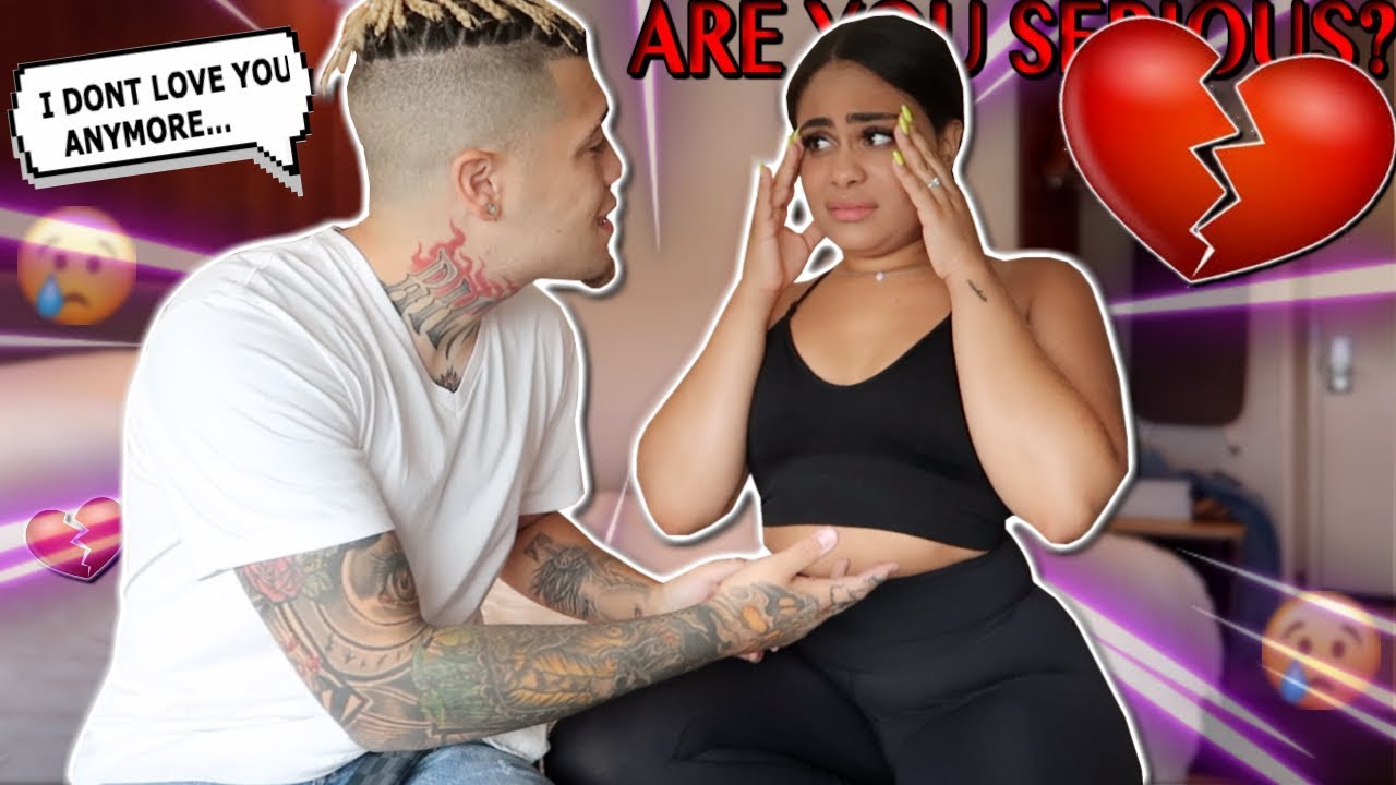 I Dont Love You Anymore Prank On Ex Girlfriend So Emotional Youtube