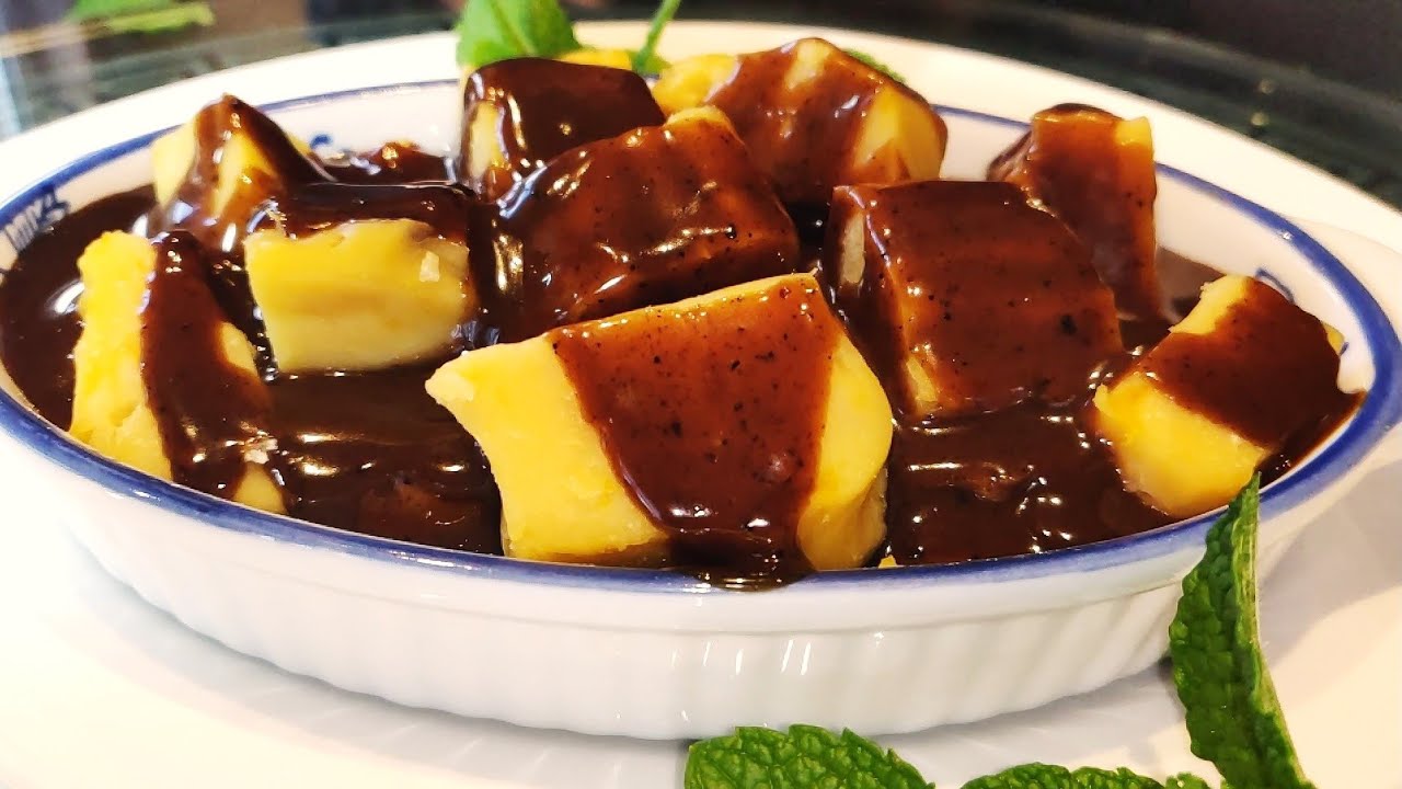 Samoa Favorite Dessert Fa'ausi Esi In Caramelized Koko Sauce|Simple Way ...