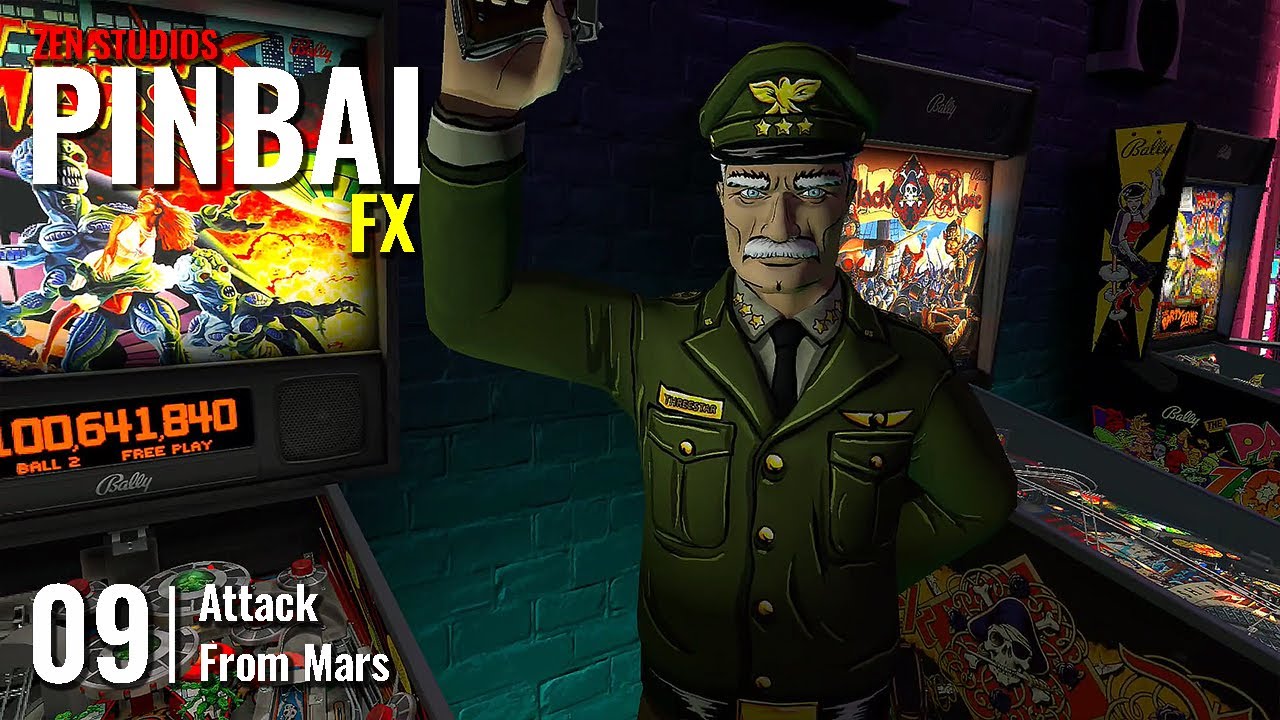 ZEN STUDIOS: PINBALL FX VR // 09: Attack From Mars // QUEST 3 Gameplay - YouTube