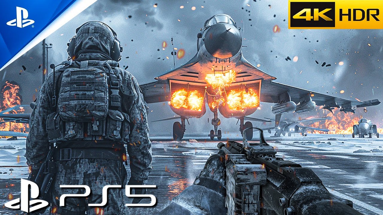 KAZAKHSTAN AIRBASE (PS5) Immersive ULTRA Graphics Gameplay [4K60FPS ...