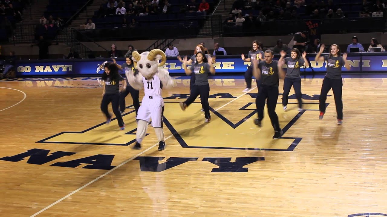 Navy Dance Team Halftime Performance at Navy vs Bucknell Game - YouTube