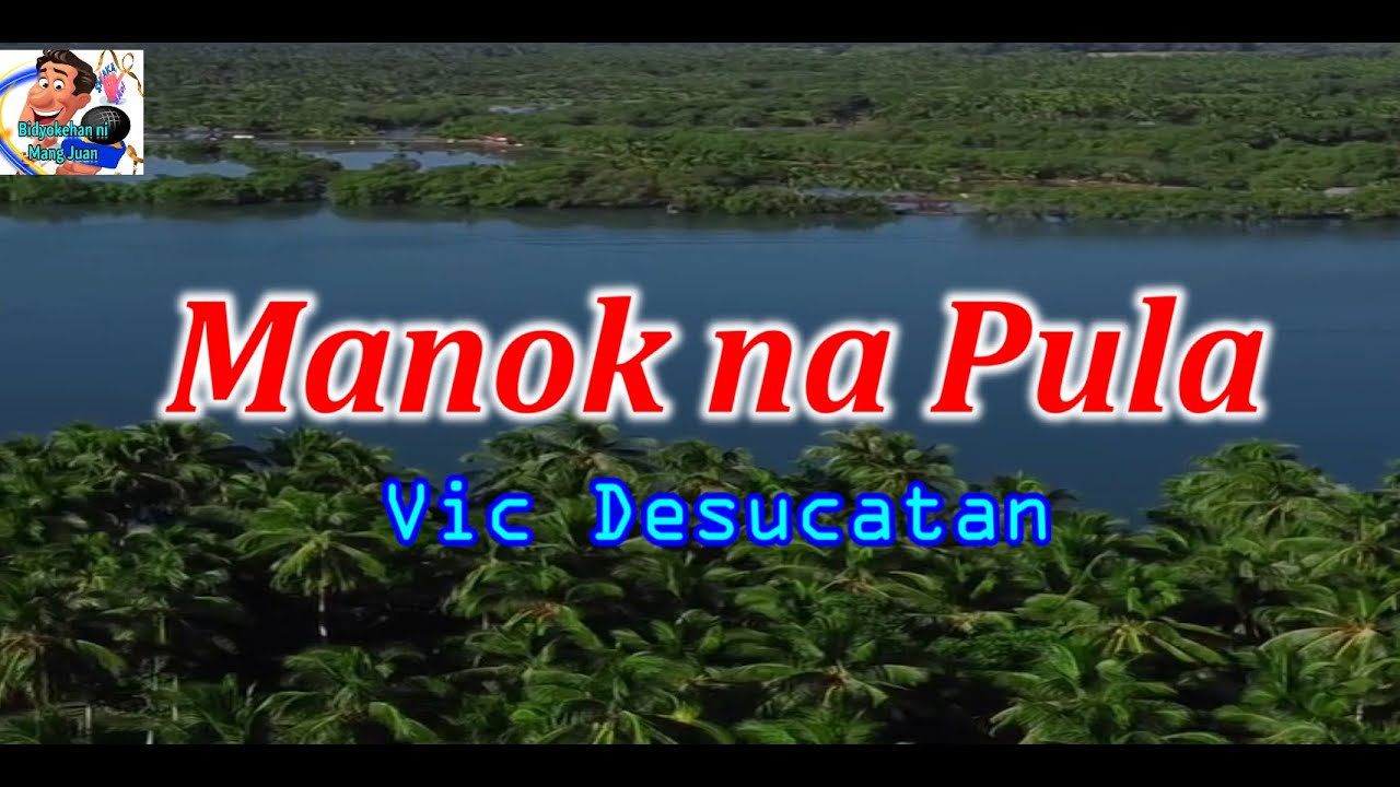 MANOK NA PULA - Vic Desucatan | Karaoke Version - YouTube