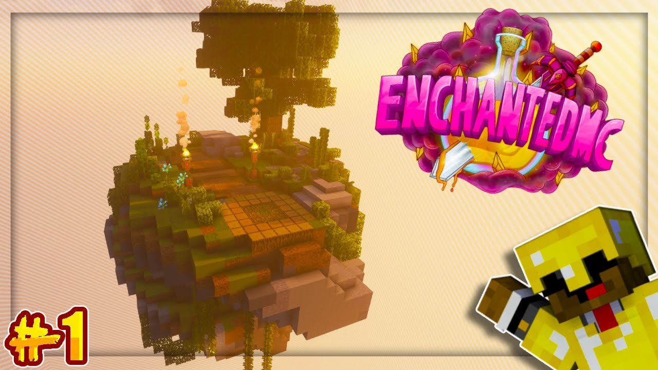 IS THIS THE BEST SKYBLOCK SERVER? | MINECRAFT SKYBLOCK | ENCHANTEDMC | [1] - YouTube