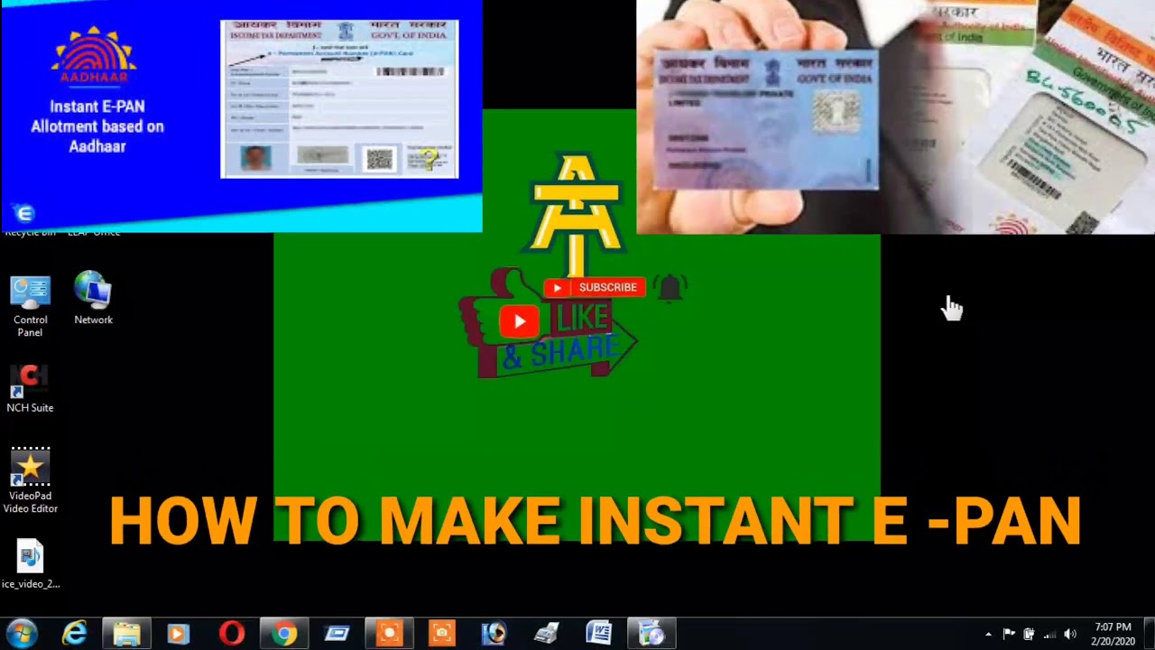 HOW TO MAKE INSTANT E -PAN - YouTube