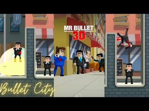 Mr Bullet 3D game. Bullet City. Level 124 - 136. Shooter game. #mrbullet3d - YouTube
