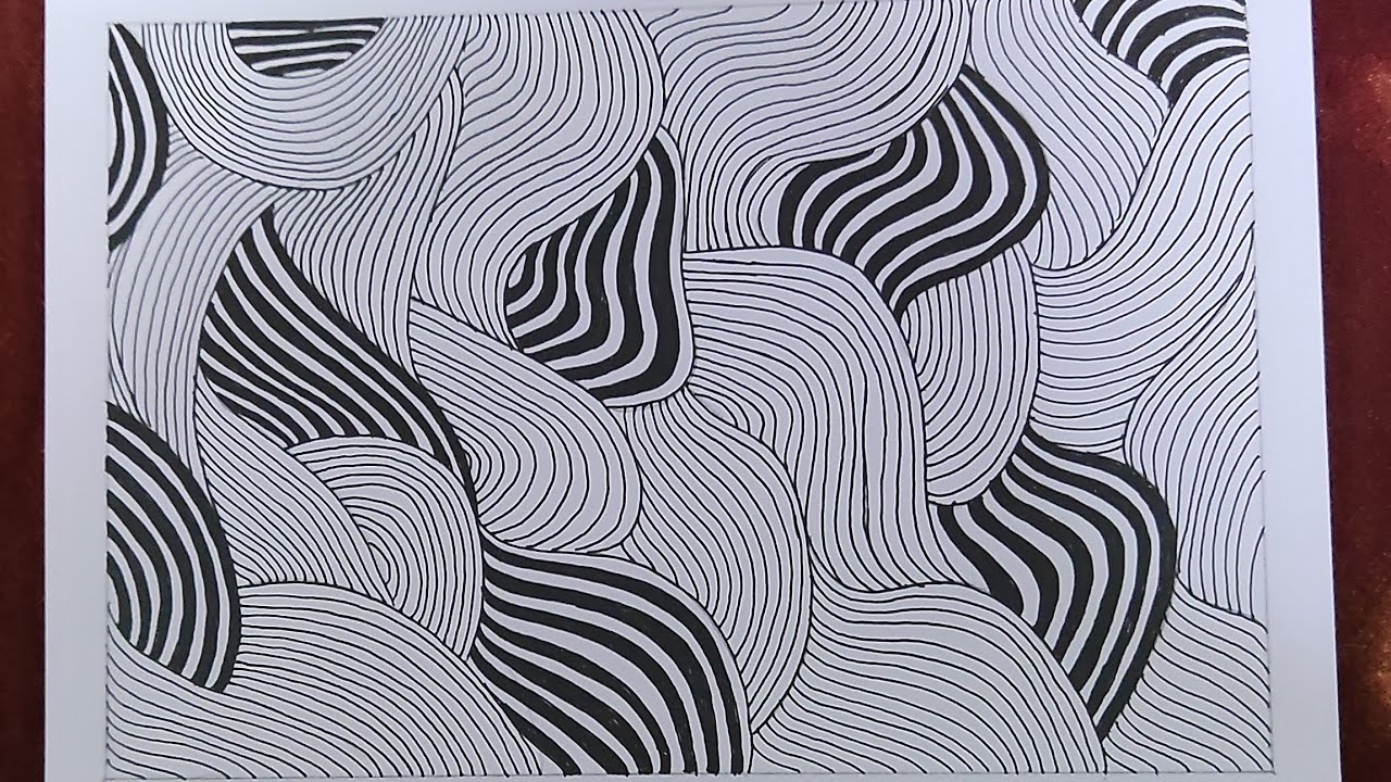 Pattern 67|How to draw patterns|zentangle patterns|easy doodle patterns ...