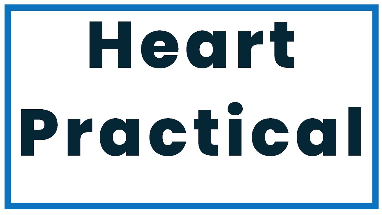 Heart practical | Sound practical | Class 7 Science | Structure ...