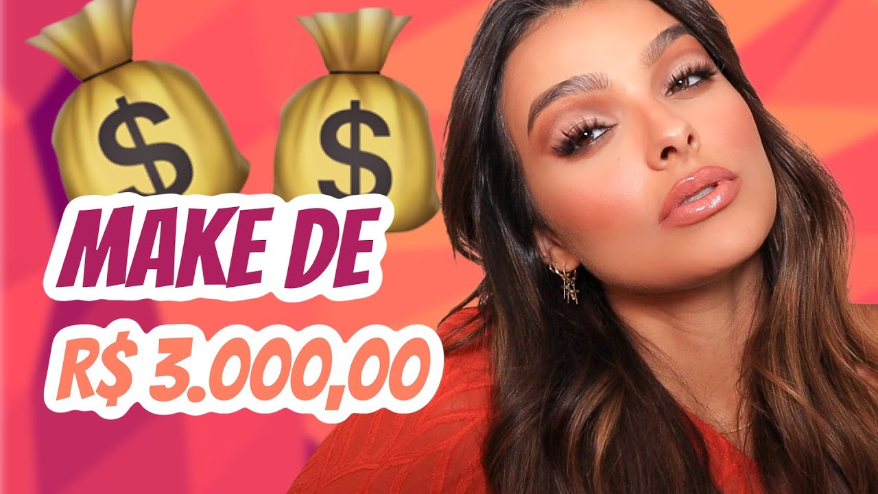 MAKE PODEROSA SÓ COM PRODUTOS CAROS! - YouTube