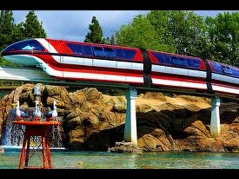 Disneyland, Disneyland Monorail Front Drivers View Ride to Tomorrowland ...