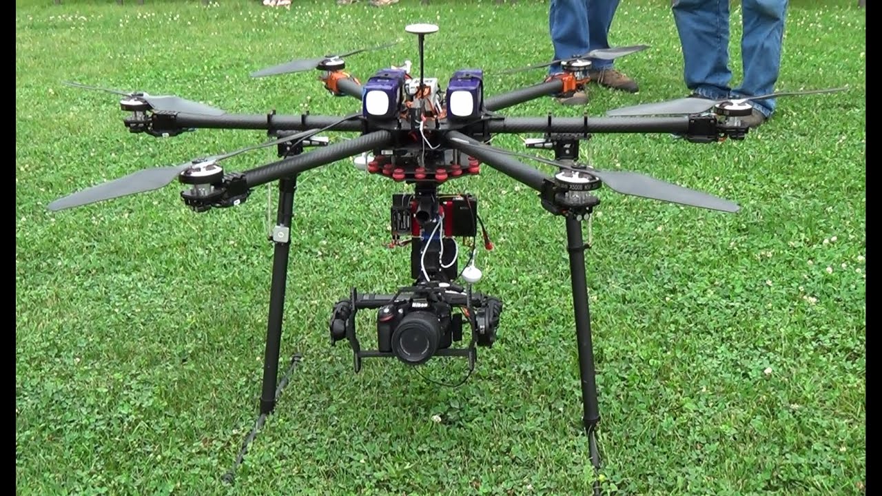 Professional RC Hexacopter With Retractable Landing Gear - YouTube