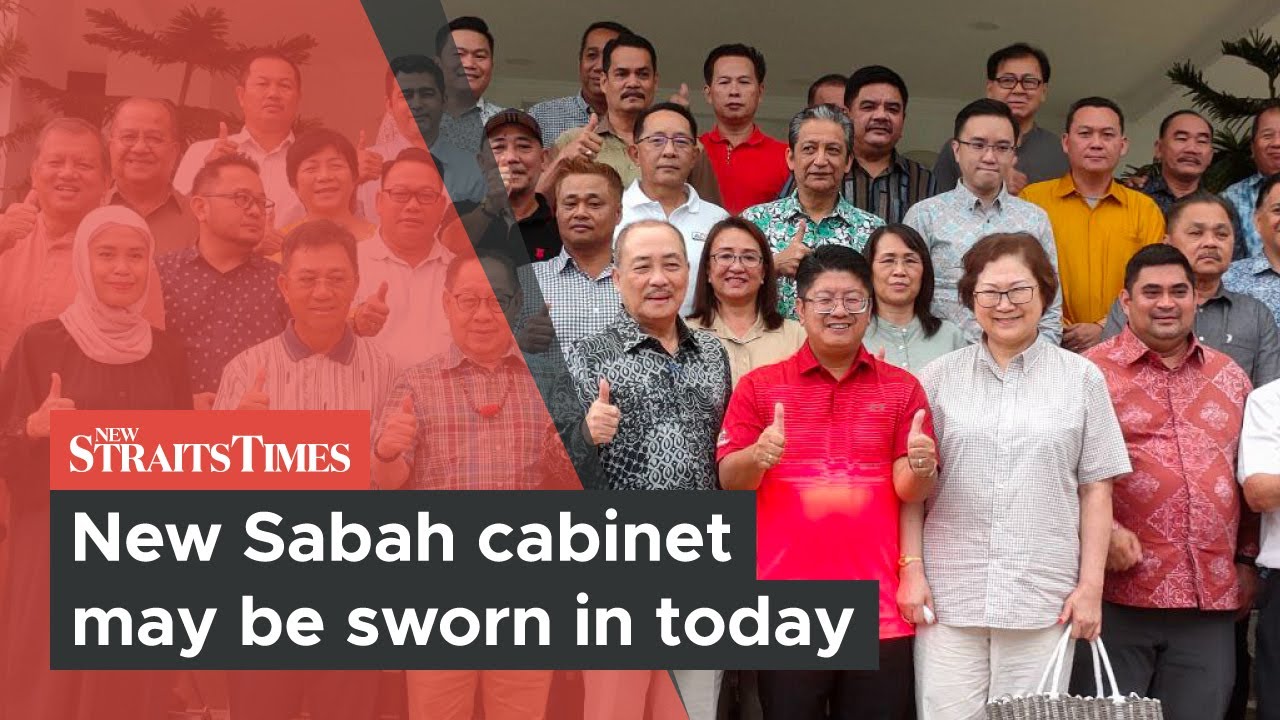New Sabah cabinet may be sworn in today - YouTube