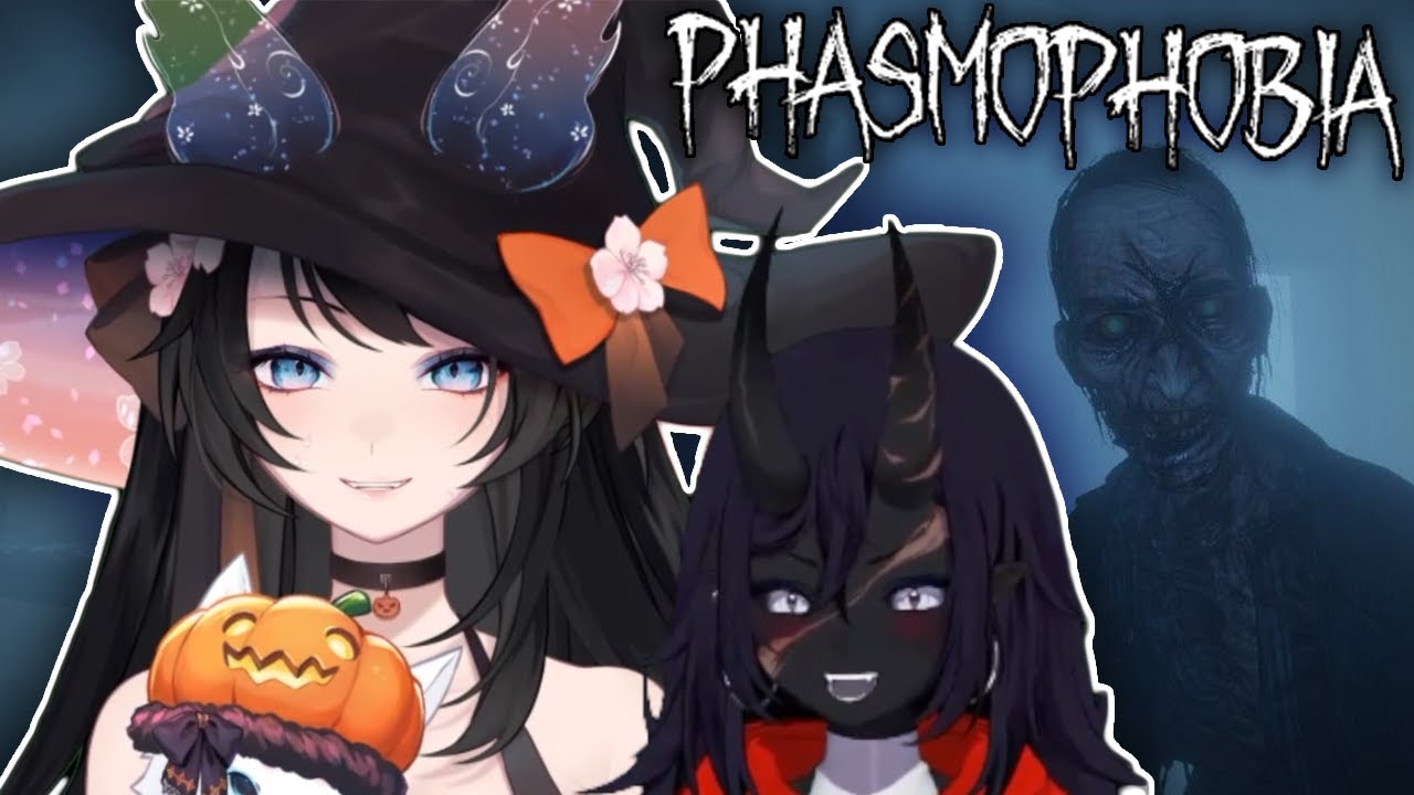 Let's get SPOOKY! ║ Silvervale's Halloween Outfit & Phasmophobia - YouTube