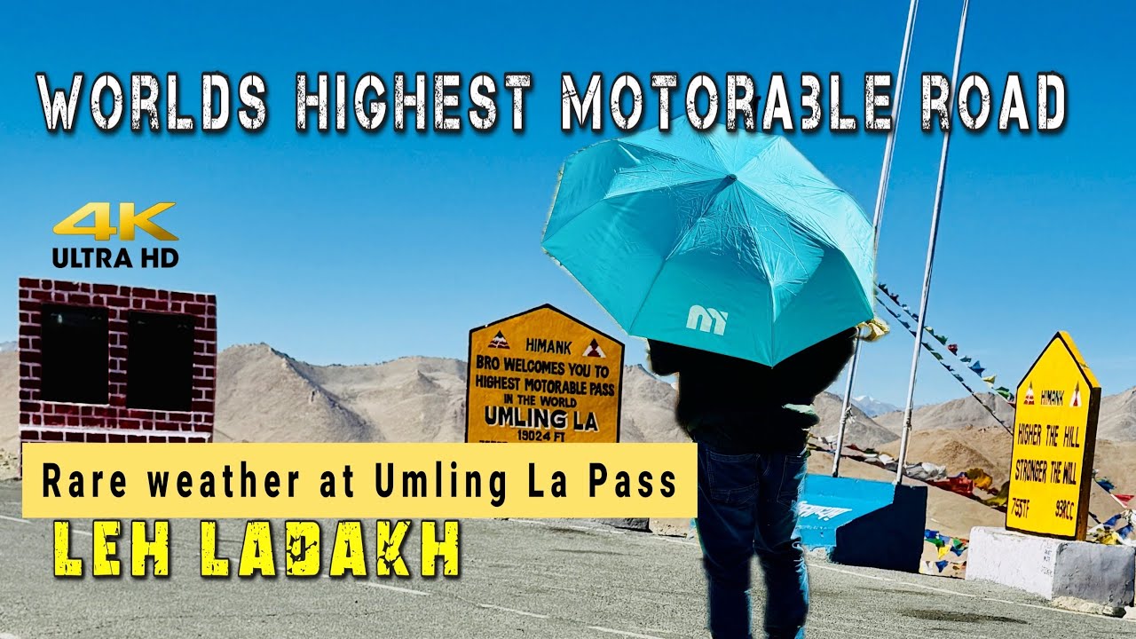 WORLDS HIGHEST MOTORABLE ROAD | Umling La Pass | #Fourline Videos ...