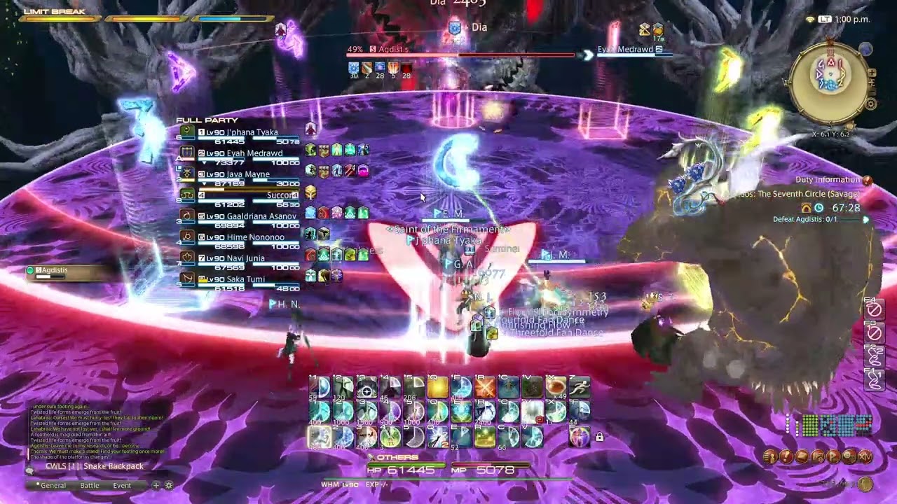 FFXIV: P7S Week 1 Clear - WHM - YouTube