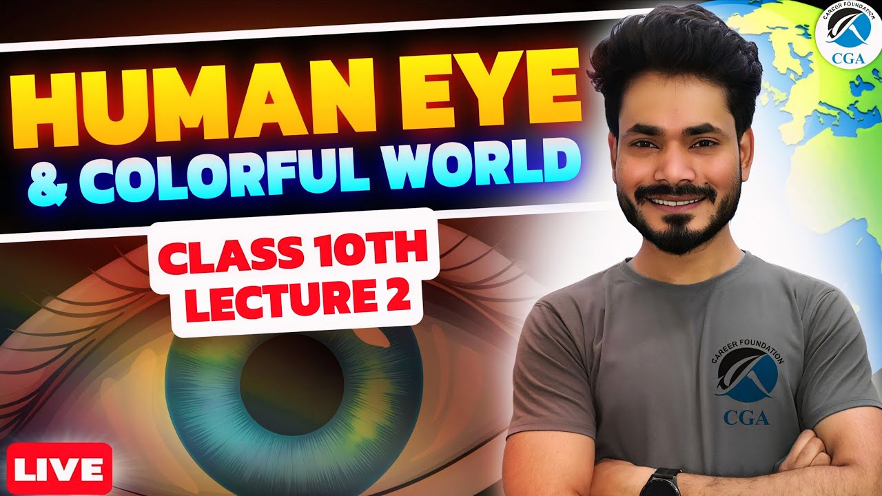 Class 10 Science | Human Eye and Colourful World | Lecture 2 | Live by ...