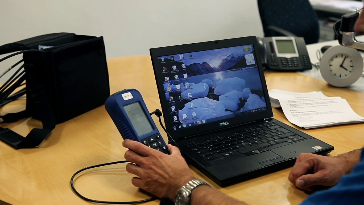 Hach FH950 Portable Flow Meter - YouTube