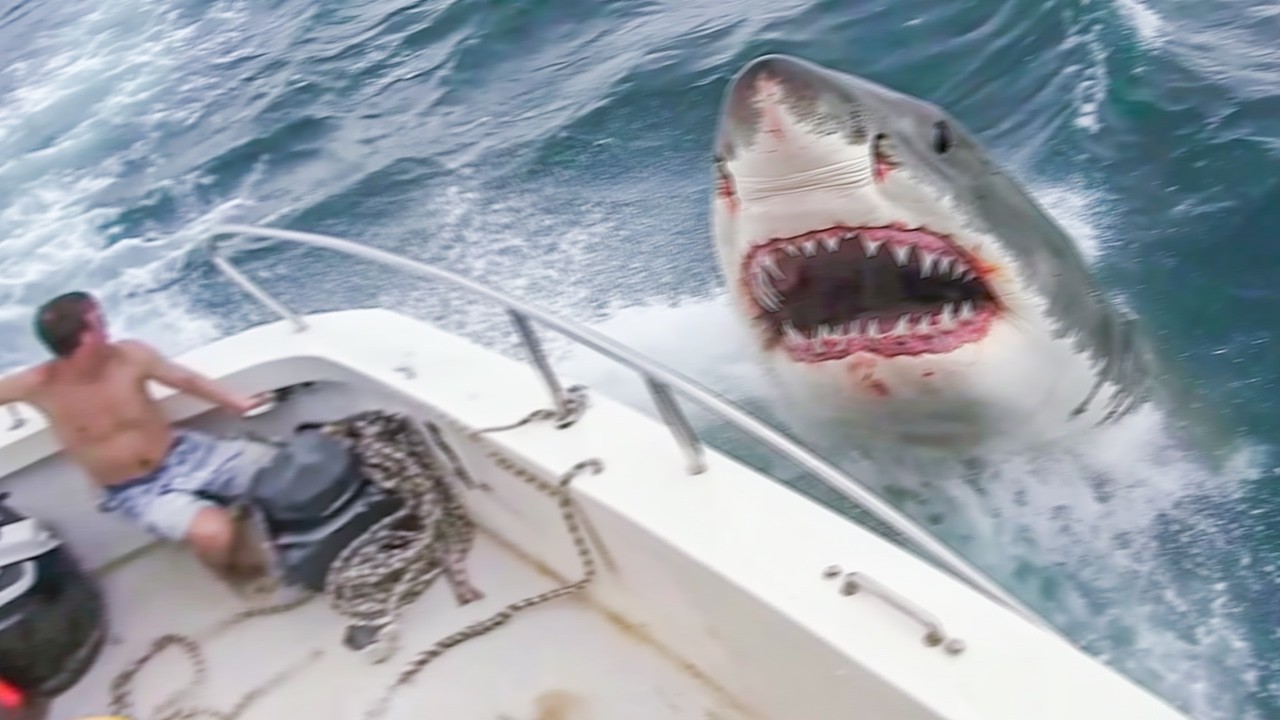 Great White Shark Sinks a Yacht Carrying Famous Family of Five in the ...
