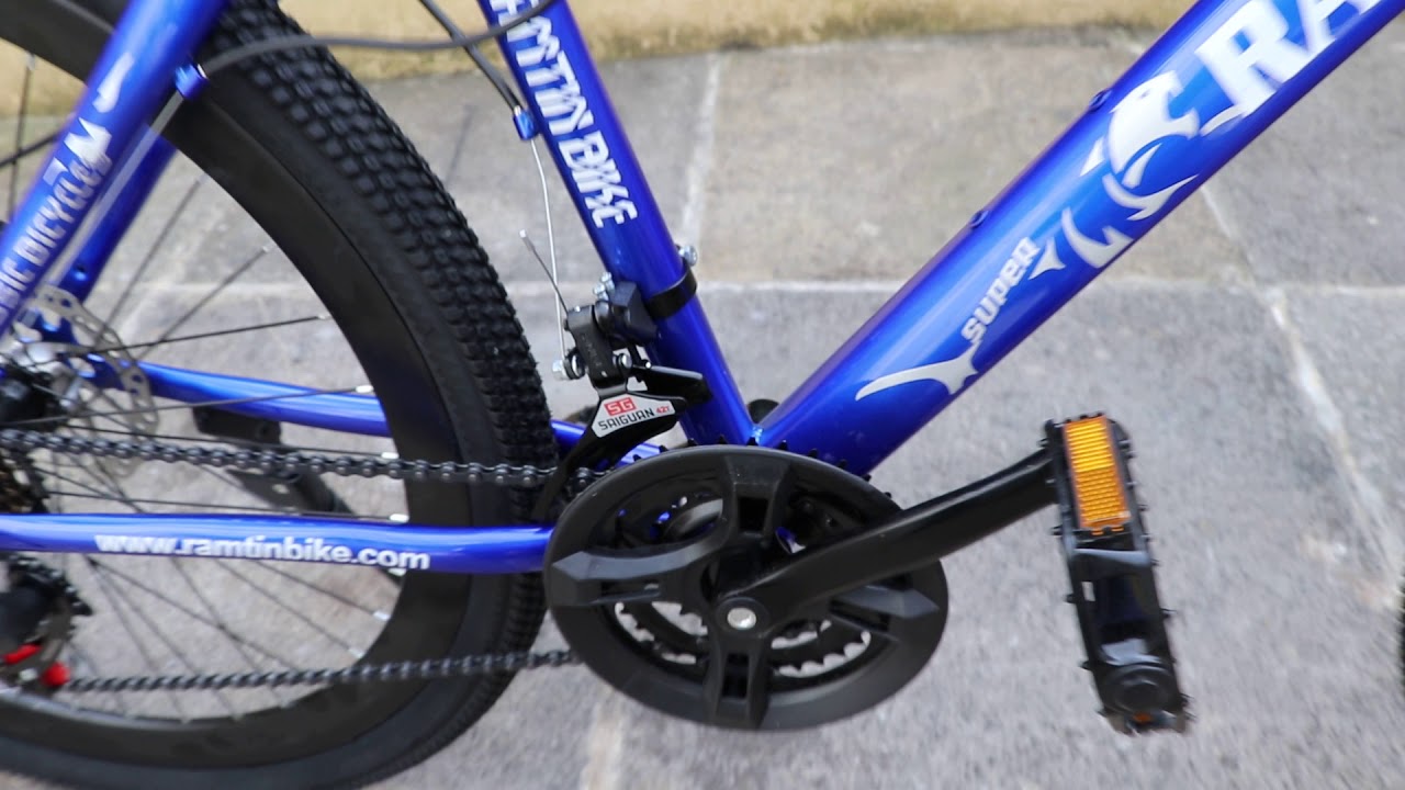 149.99 GBP RAMTIN BIKE METALIC BLUE 26 MOUNTAIN BIKE NOT FAT FOLDING ...