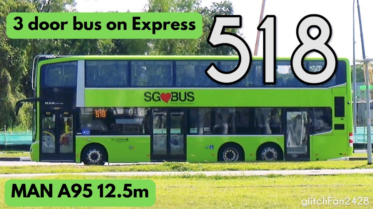 3 Door Bus on Express Service | SG6297J on 518 , MAN A95 12.5m [G-AS ...