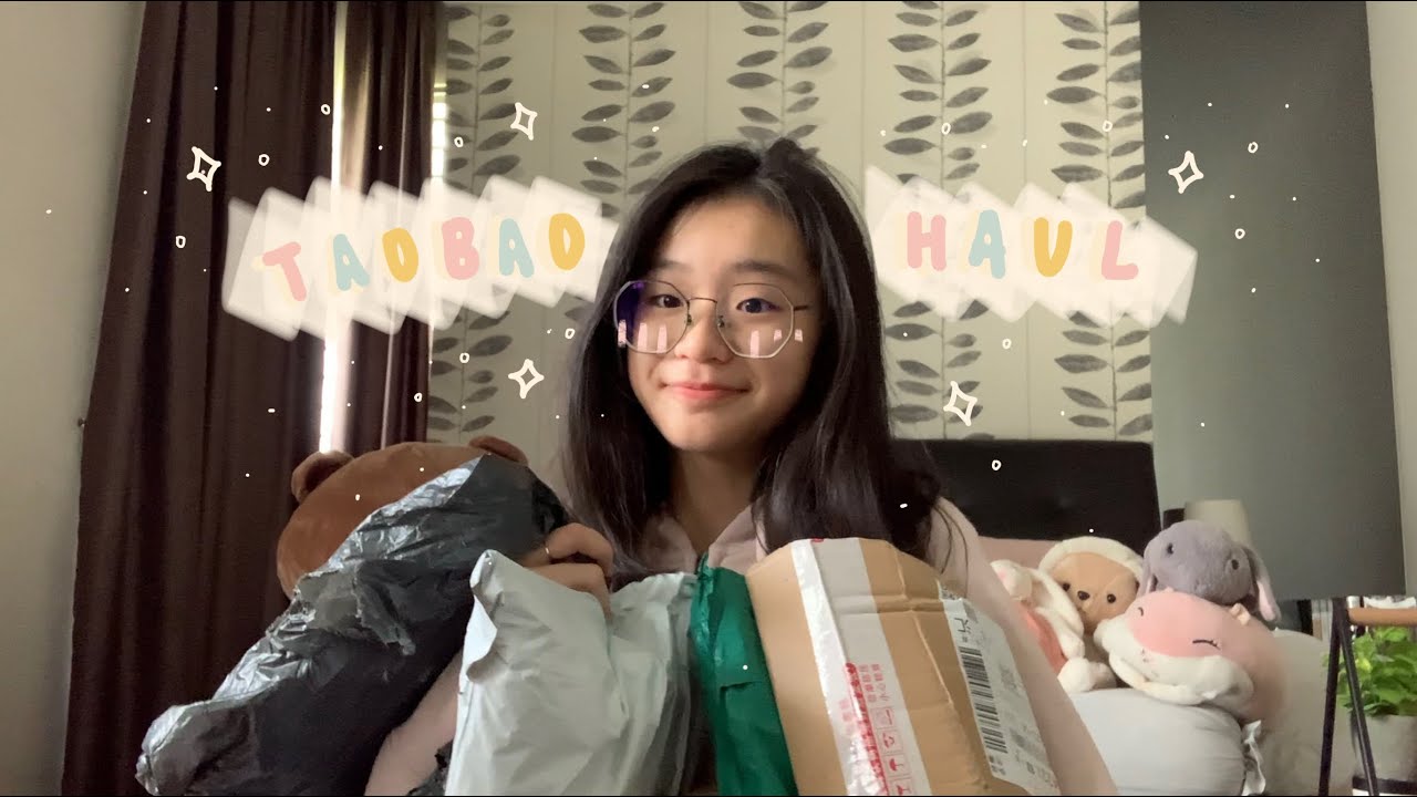 Taobao haul #3 📦 | stickers | sweater | bento lunchbox 🌷 - YouTube