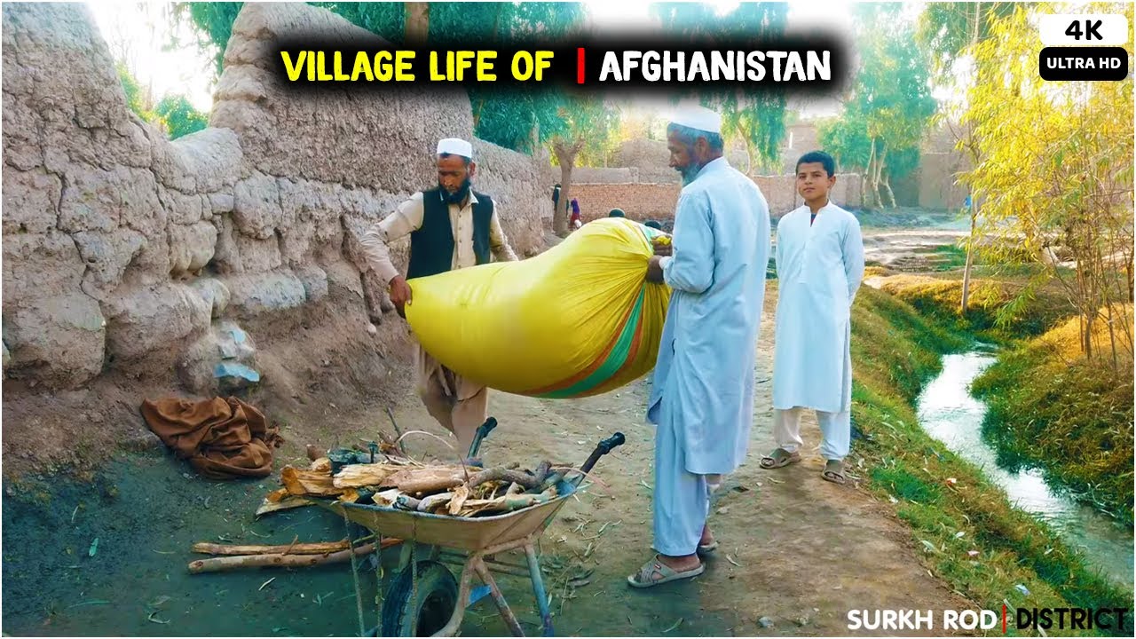 Afghanistan village life | Sultan pur Village | Surkh Rod District ...