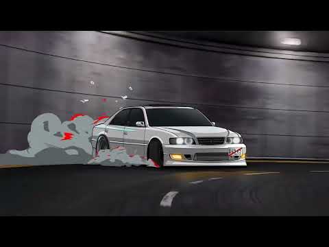White Toyota Drifting (Anime 4K Wallpaper : Desktop)