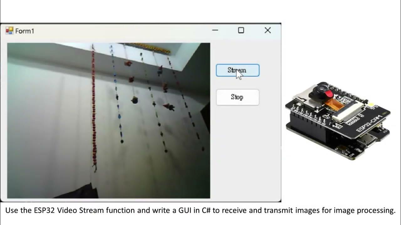 ESP32-CAM Video Stream by C# - YouTube