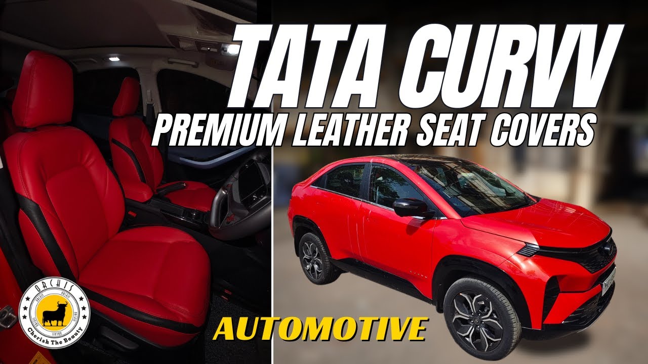 Tata Curvv Gets a Premium Leather Makeover | Tata Curvv Custom Seat ...