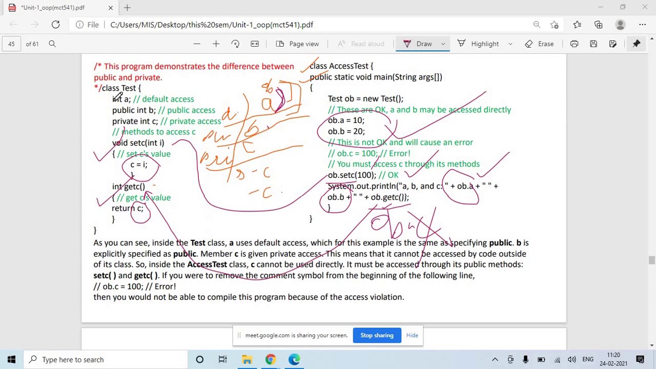 Lecture 06 Constructors Access Modifiers And Use Of Final Keyword In Lecture 06 Constructors Access Modifiers And Use Of Final Keyword In