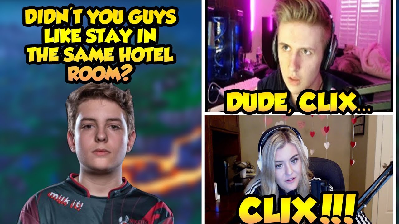 Clix EXPOSES Symfuhny And Asks Him If He SHARED HOTEL ROOMS WITH BROOKE ...