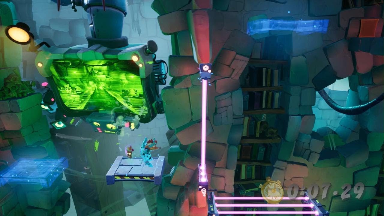 Crash 4 Cortex Castle best pace so far - YouTube