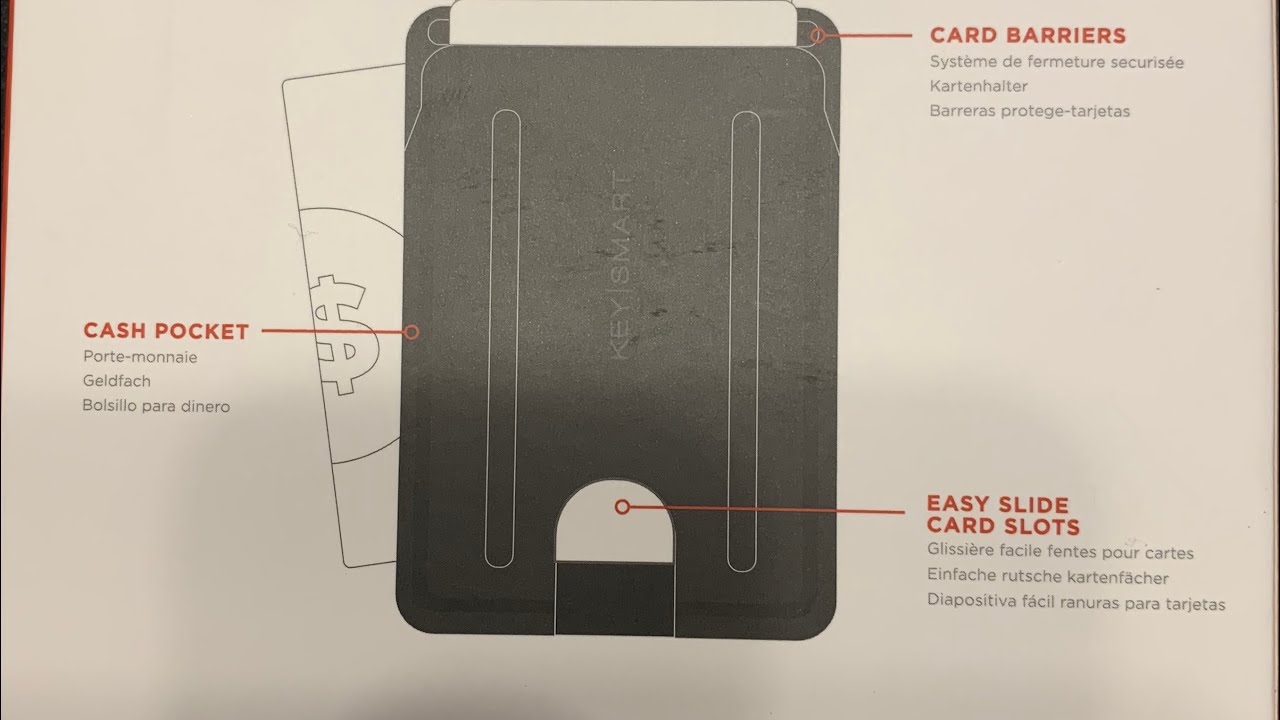 Key smart urban slim wallet - YouTube