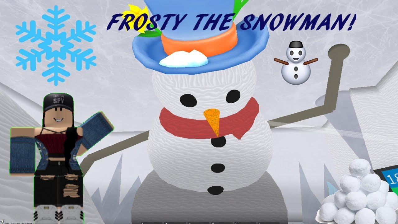FROSTY THE SNOWMAN! | Roblox Adventues ☃️Snow Shoveling Simulator ️ ...