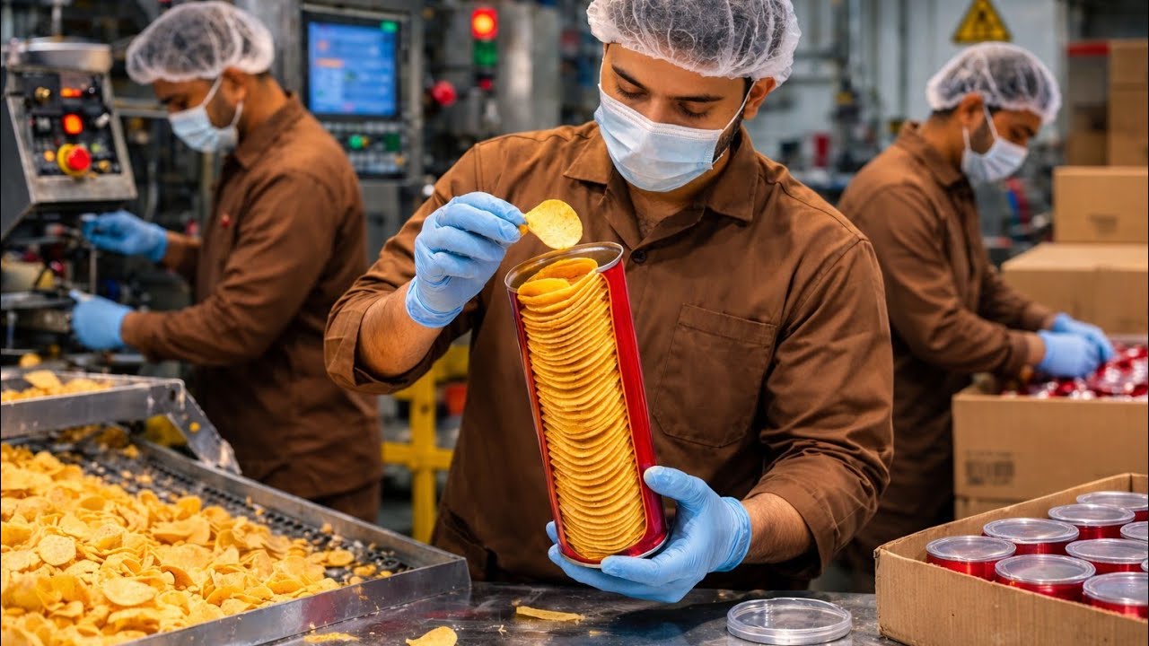 Inside the Pringles Factory – (Full Process) How Million-Dollar Snacks ...