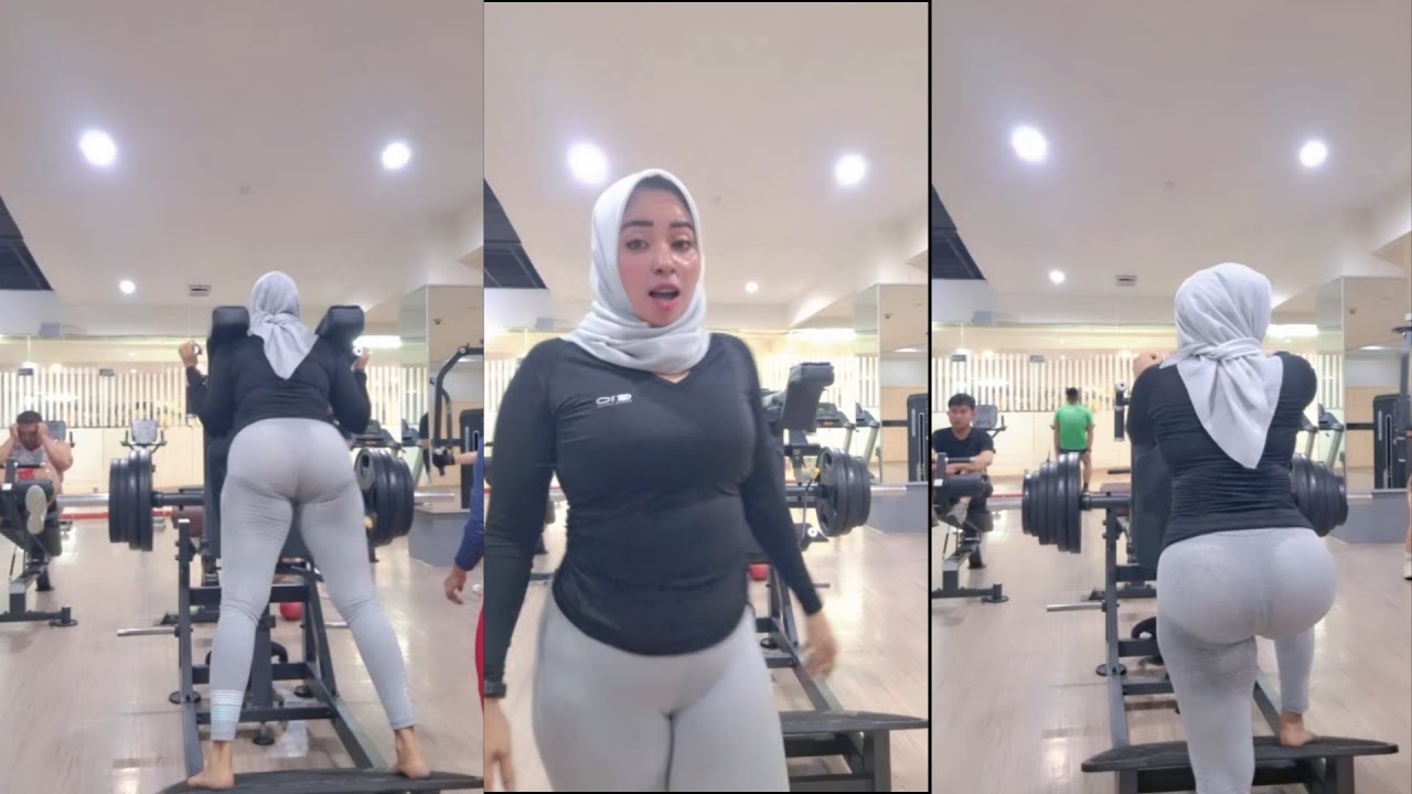 RECOMMEND‼️ live hijab style TANTE QUEN NGEGYM - YouTube