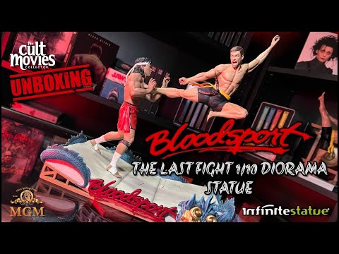 AMAZING! Bloodsport (1988) “The Last Fight” 1/10 Diorama by Infinite Statue | UNBOXING & REVIEW