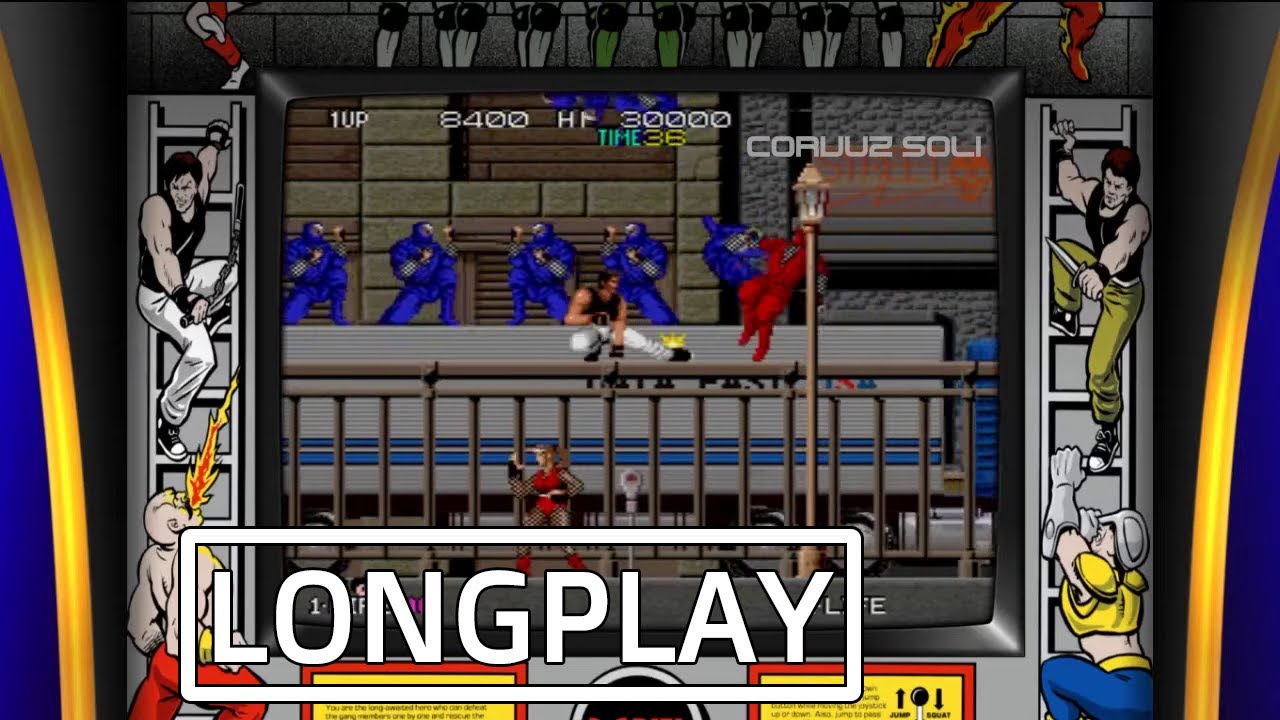 Bad Dudes Vs. Dragon Ninja (Arcade) Longplay | CorvuzSoli - YouTube