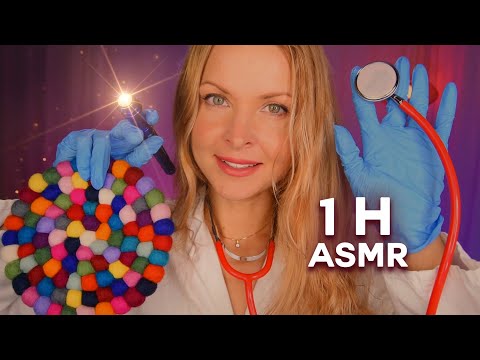 ASMR ROLEPLAY POUR DORMIR 1H 😴💤 Infirmière prends soin de toi et te fait l'examen médical, français