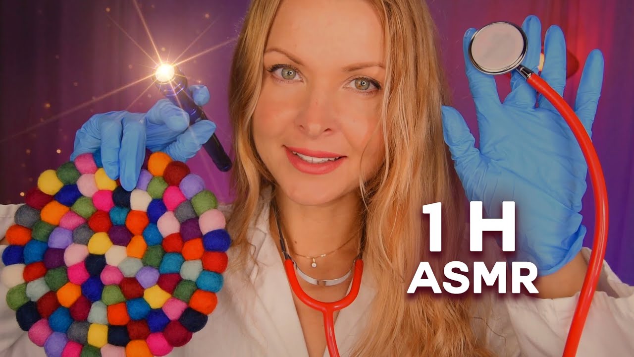 ASMR ROLEPLAY POUR DORMIR 1H 😴💤 Infirmière prends soin de toi et te ...