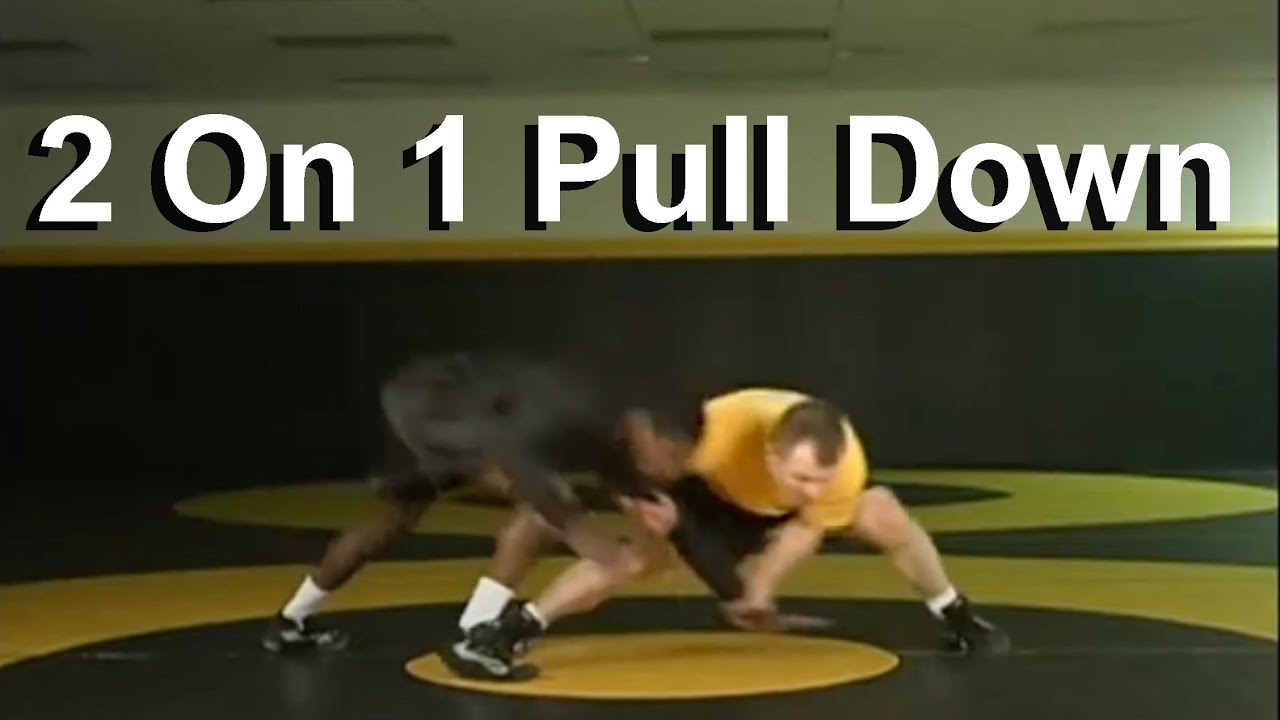 2 on 1 Pull Down & Spin - Cary Kolat Wrestling Moves - YouTube