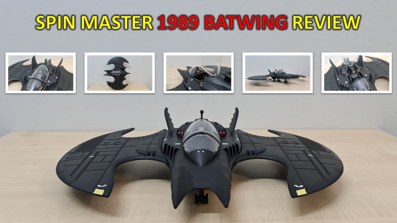 Spin Master 1989 Batwing Review - YouTube