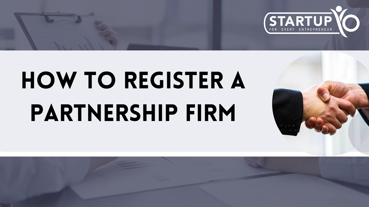HOW TO REGISTER A PARTNERSHIP FIRM? - YouTube
