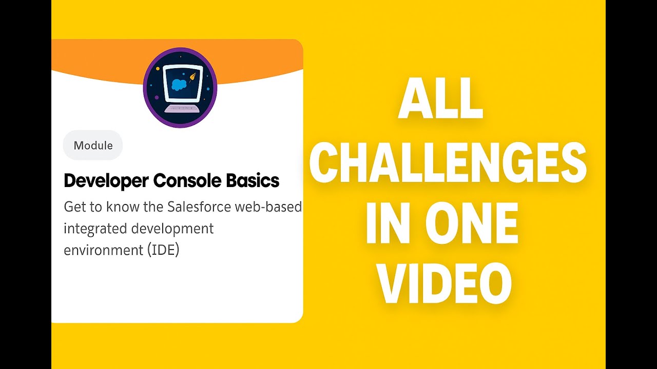 Developer Console Basics Salesforce - YouTube
