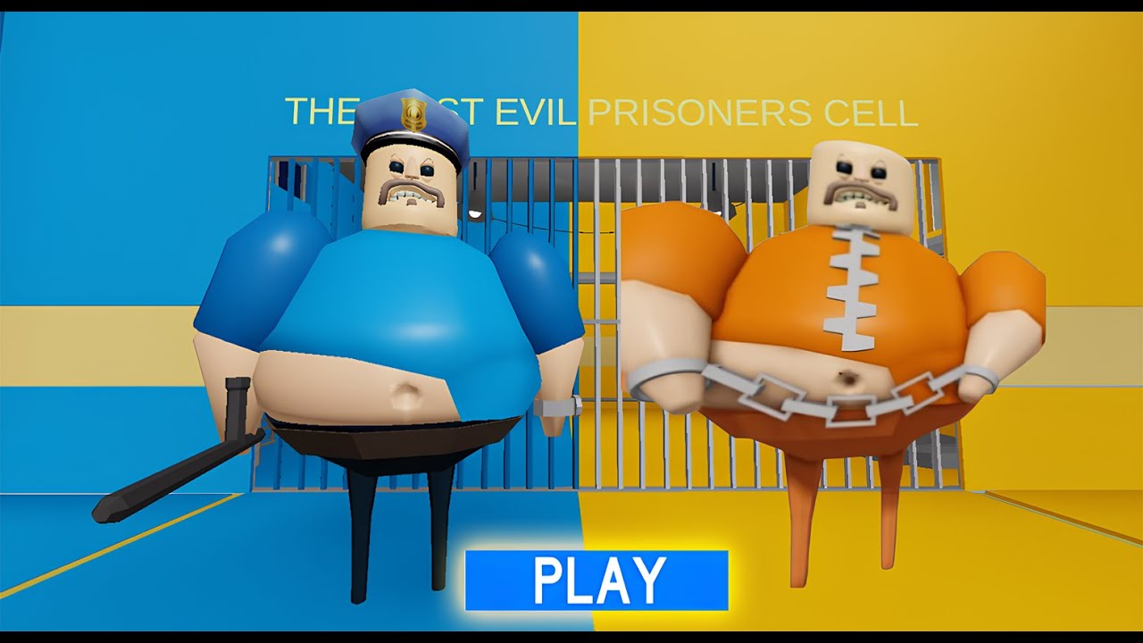 POLICE BARRY VS PRISONER BARRY in BARRY'S PRISON RUN! New Obby GAMEPLAY ...