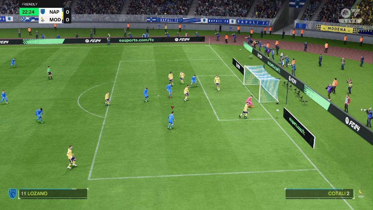 Napoli vs Modena - YouTube